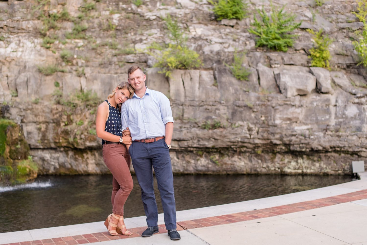 Romantic Sunset Couples Session at Big Spring Park | Samantha Webber