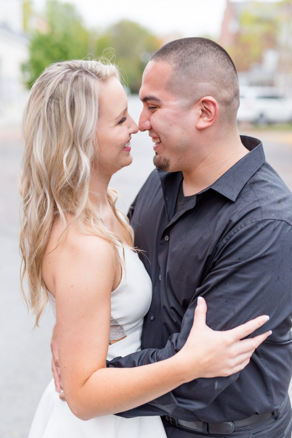 Autumn Rain Engagement Session in Zionsville | Samantha Webber