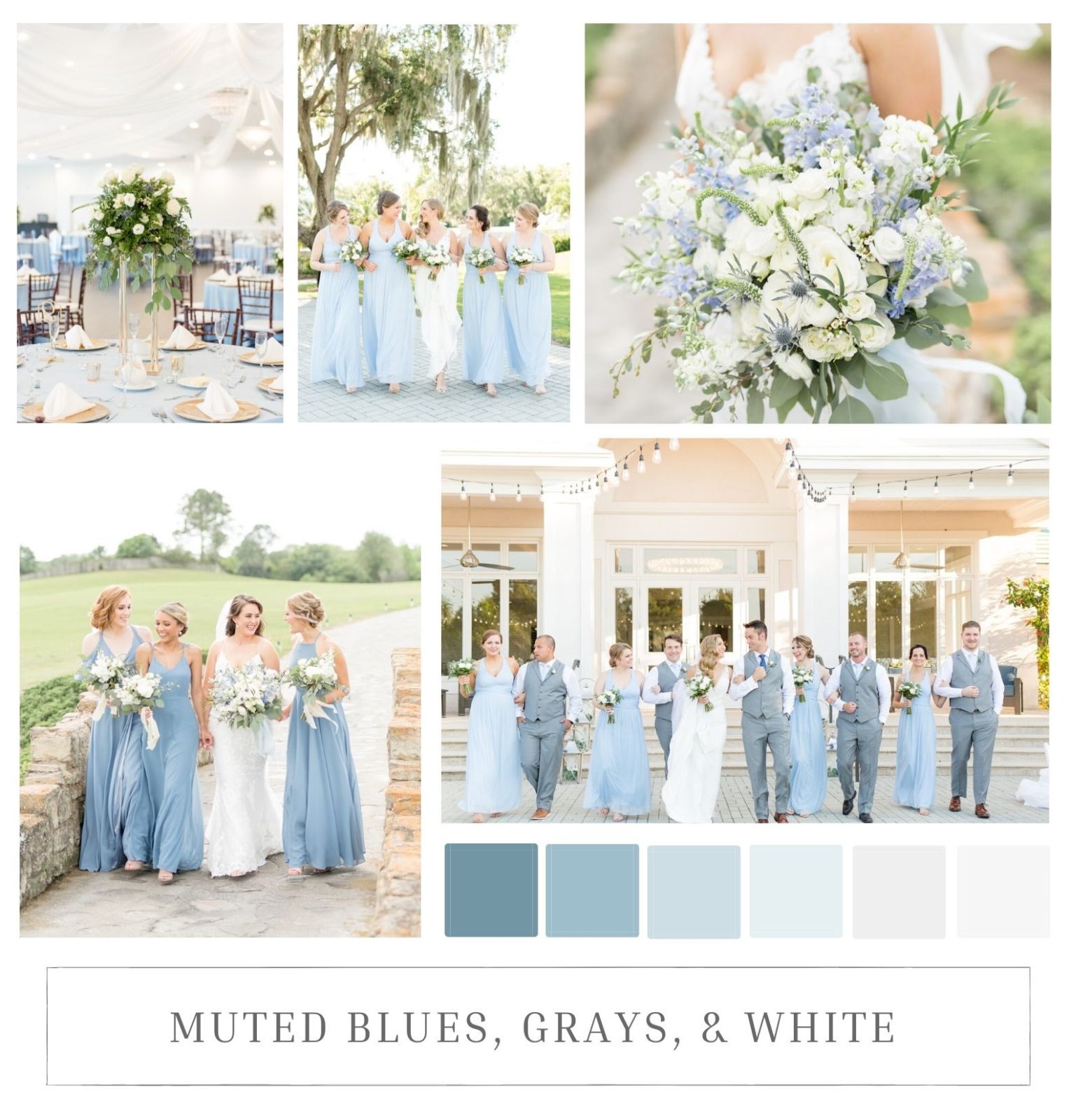 Light & Airy Color Palettes for Your Wedding | Tips & 5 Inspiration Boards